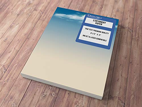 Cross in the Sky Religious Stationery Paper - 80 Sheets