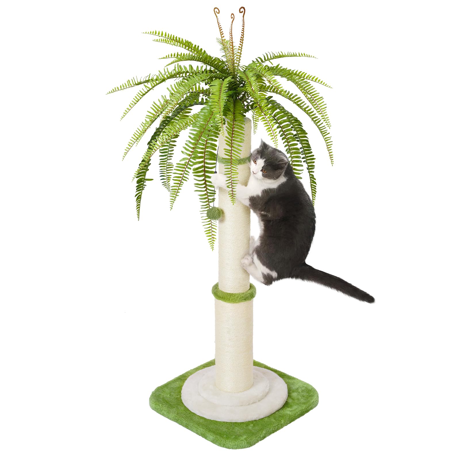 Honcet 42" Tall Cat Scratching Post - Durable Cat Scratching Posts for Indoor Cats, Ideal for Large Cats, Ensures Long-Lasting Cat Satisfaction