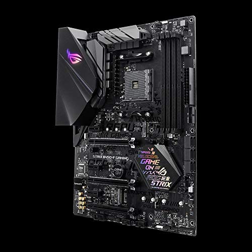 ASUS ROG Strix B450-F Gaming Motherboard (ATX) AMD Ryzen 2 AM4 DDR4 DP HDMI M.2 USB 3.1 Gen2 B450 (Renewed)