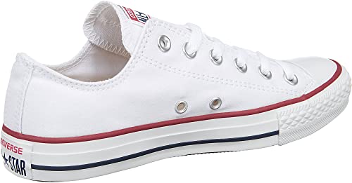 Converse Unisex Chuck Taylor All Star Low Top Optical White Sneakers - 5 B(M) US Women / 3 D(M) US Men