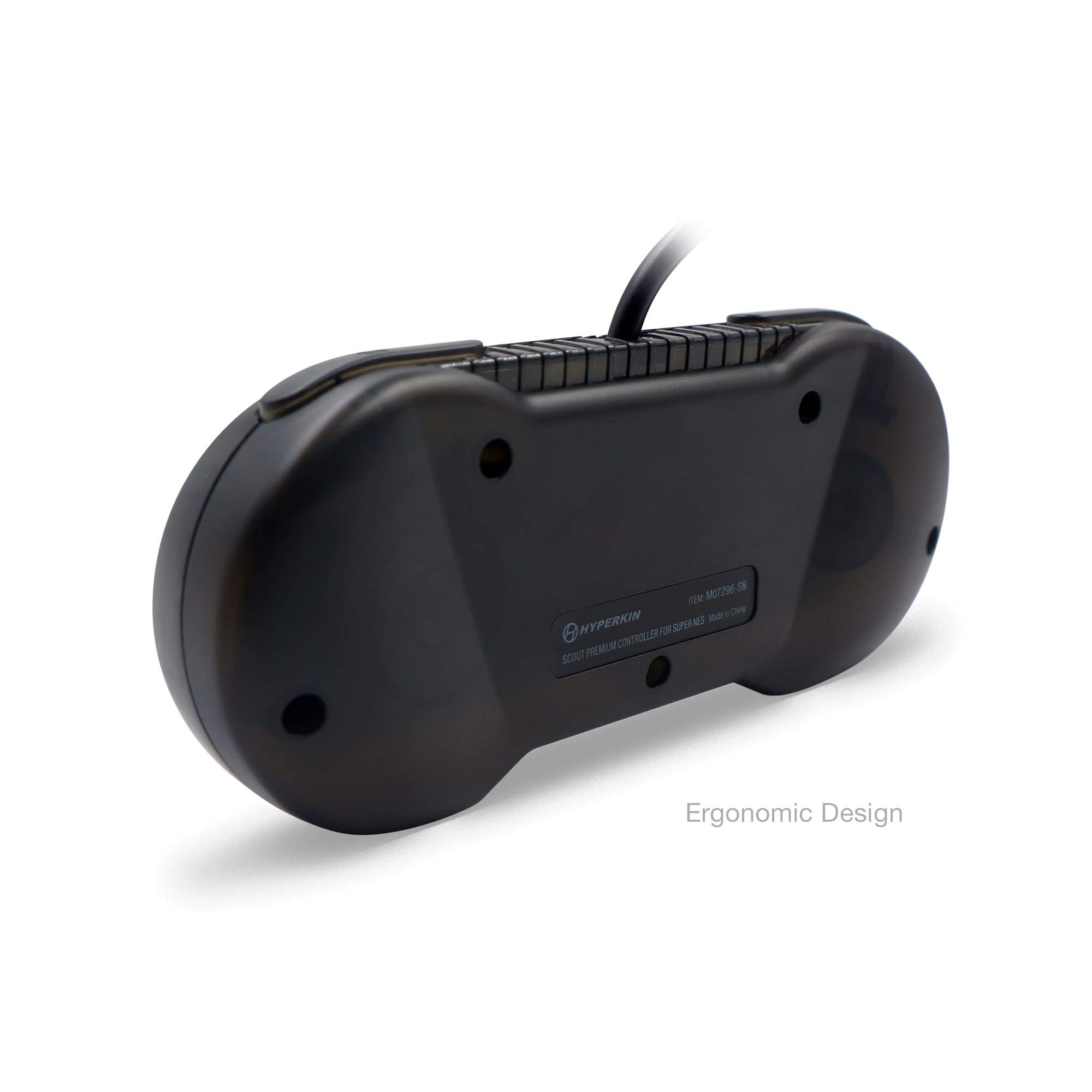 Hyperkin "Scout" Premium Controller for Super NES (Space Black) - Super NES