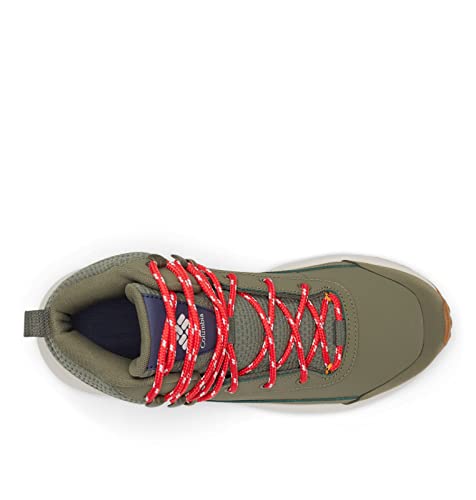 Columbia Women's Trailstorm Peak Mid Hiking Shoe, Stone Green/Nocturnal, 9.5