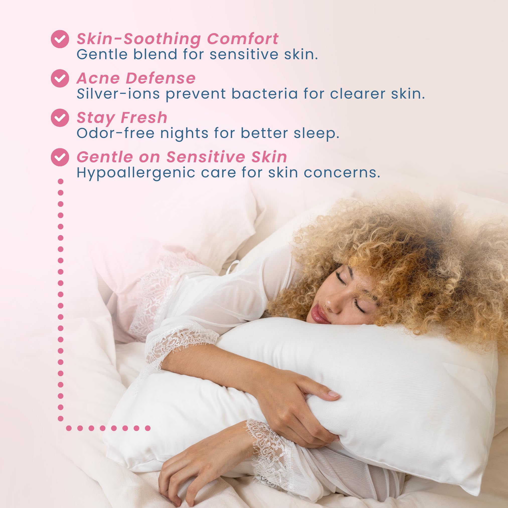 Clean Skin Club Silver-Ion Infused Pillowcase for Clearer Skin & a Fresher Sleep, Ultra Soft, Odor Fighting