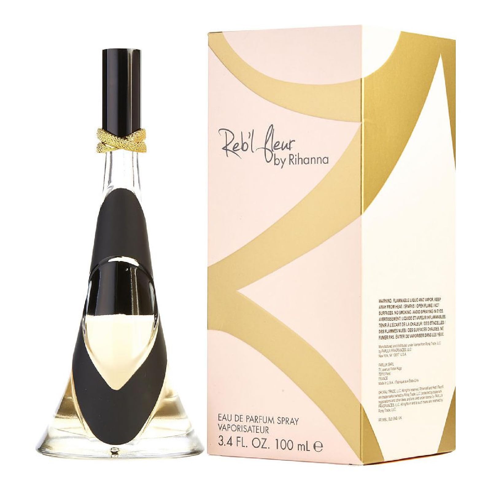 Rihanna Reb'l Fleur Eau De Parfum Spray for Women, 3.4 Ounce