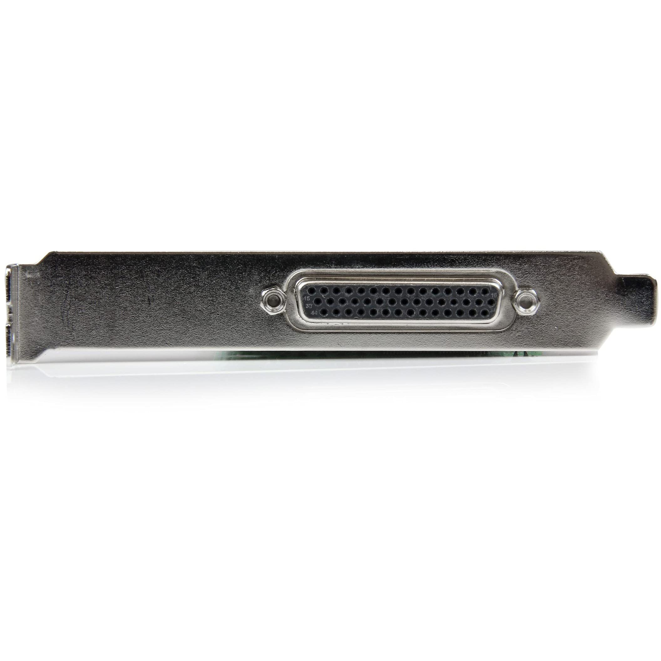 StarTech.com 4 Port PCI Express PCIe Serial Combo Card with Breakout Cable - 2 x RS232 2 x RS422 / RS485 - Dual Profile , TAA (PEX4S232485)