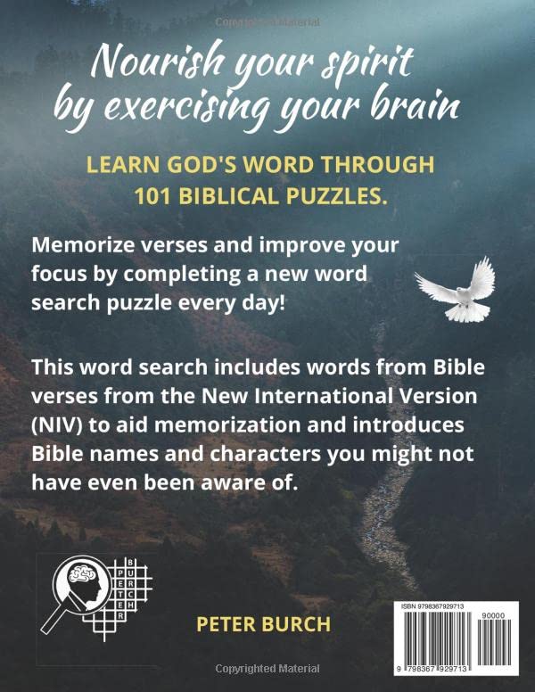 BIBLE VERSE Word Search 2000+ Words for Adults and Seniors. LARGE PRINT: This gift will keep your mind active and feed it with positive thoughts. Relaxing Big Font Word find Puzzles (Wordsearch Book)