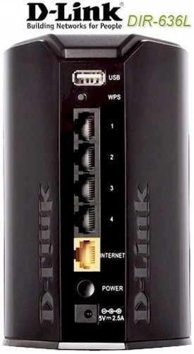 D-Link Wireless N 300 Mbps Home Cloud App-Enabled Gigabit Router (DIR-636L)