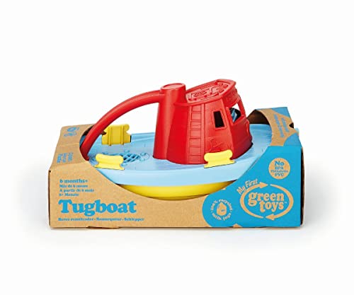 Green Toys My First Tug Boat, Red