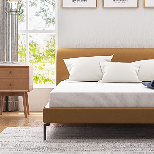 FONTOI Twin Size Mattress in a Box, 6 inch Mattresses for Kids Bed Single Size Daybed Individual Bunk, Cooling Gel Green Tea Memory Foam, Medium Firm (6IN-MEGO-Twin)