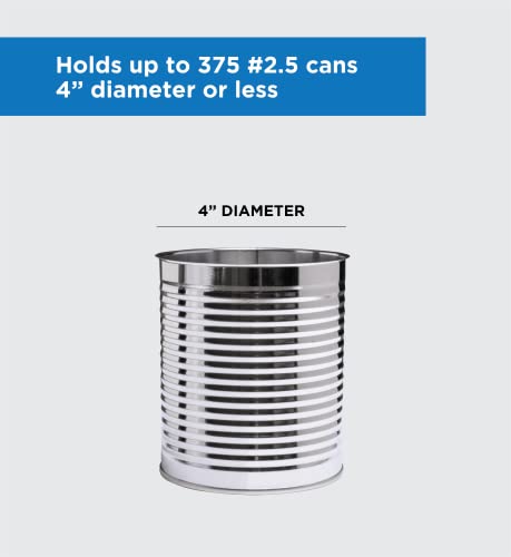 Can Rotation Organizer | Large Canned Food Organizer For Pantry | Black Large Food Rotation System | Harvest | Shelf Reliance (Can Rotation Organizer 28-32 oz (Medium))