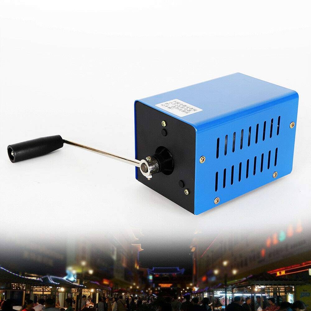 BJTDLLX 20W Hand Crank Generator, High Power Portable Emergency USB Charger Generator for Outdoor Travel Camping Hiking Survival Activities