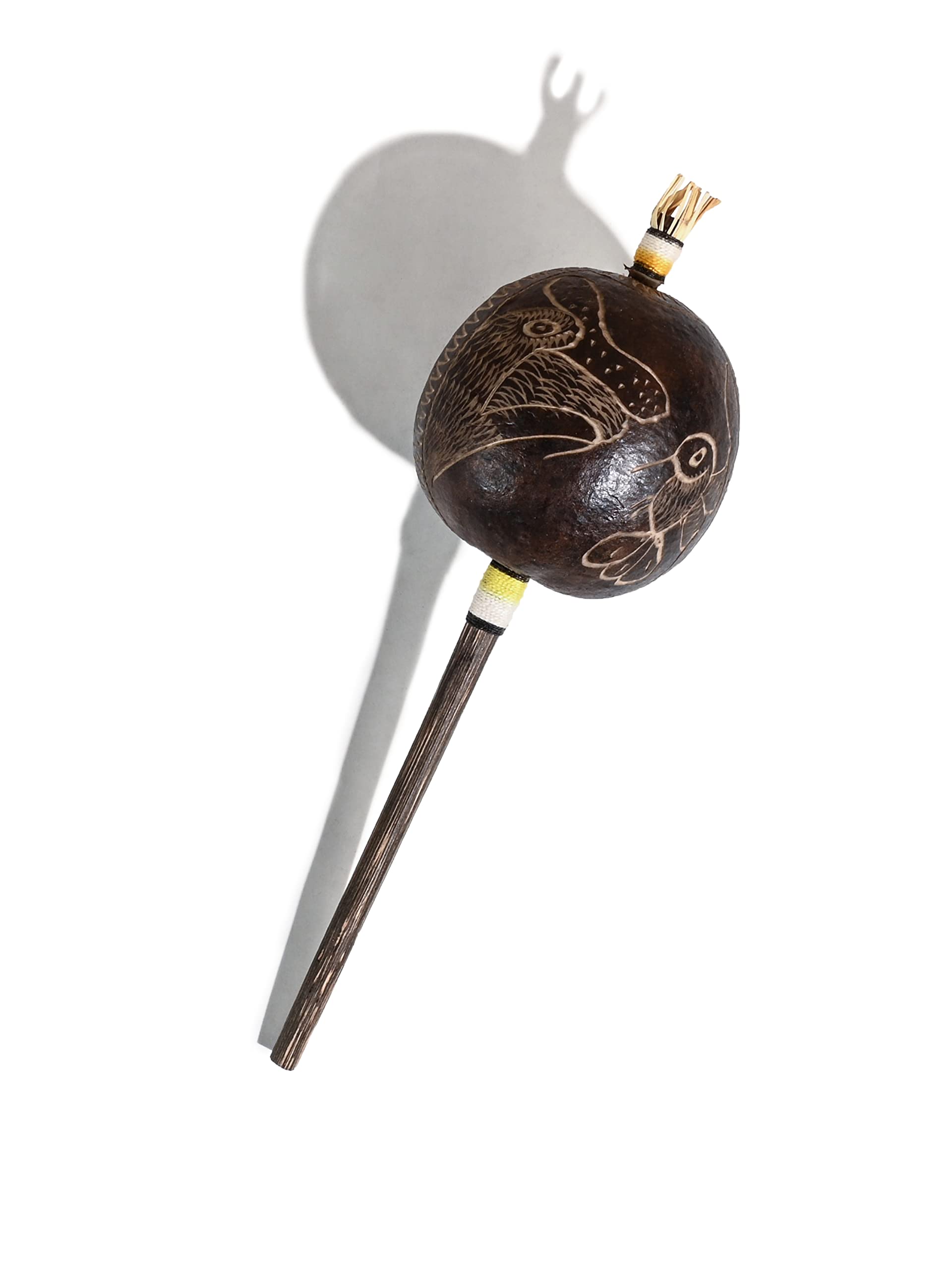 Peruvian Amazon Gourd Rattle - Four Directions Medium