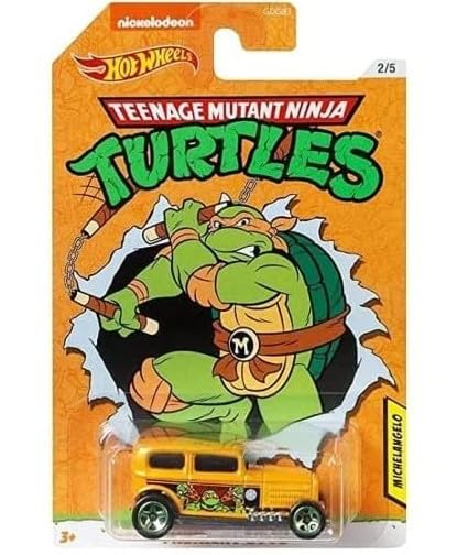 Hot Wheels Teenage Mutant Ninja Turtles TMNT Complete Set of 5 Vehicles