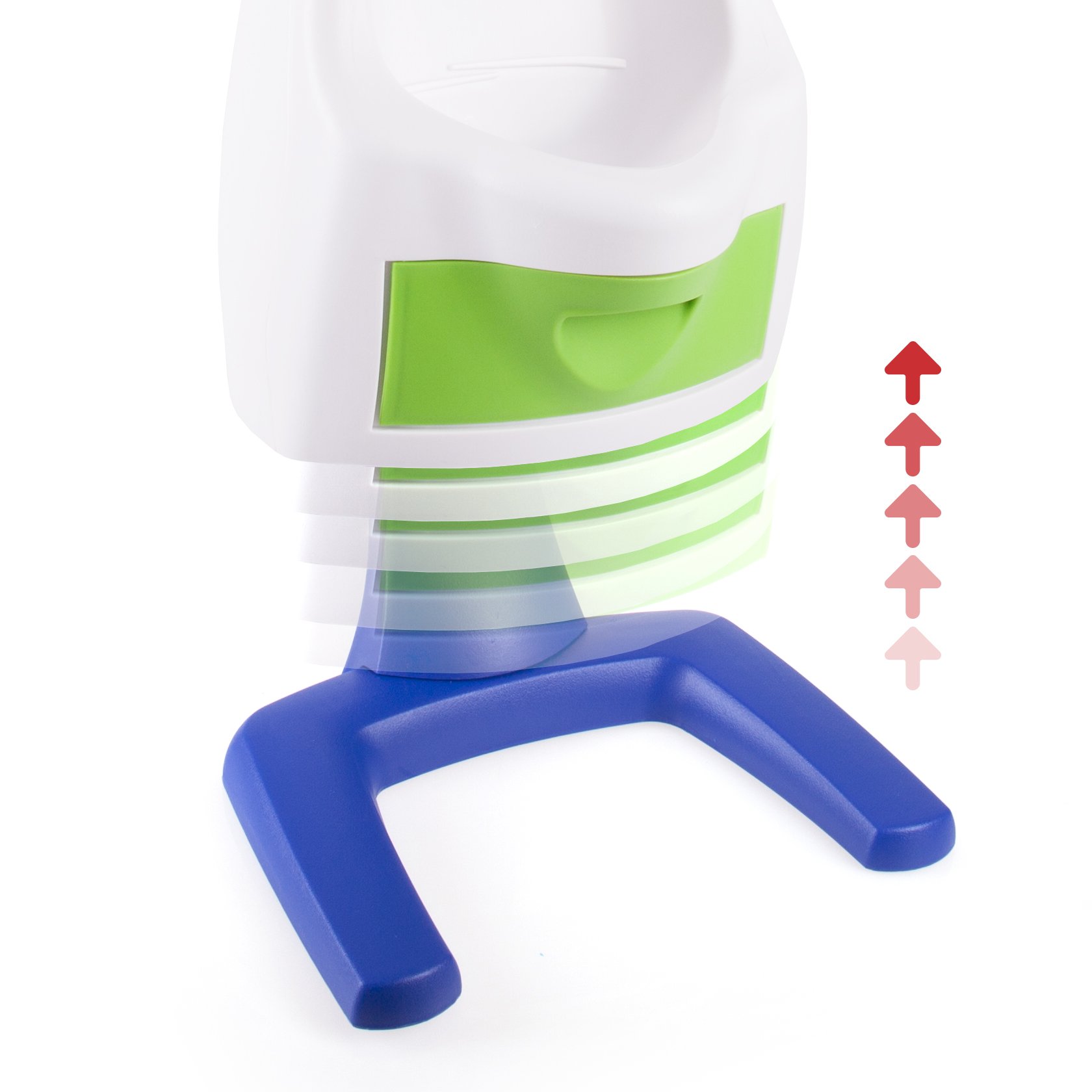 PETER POTTY Grow'n Up Flushable Toddler Urinal, Beige