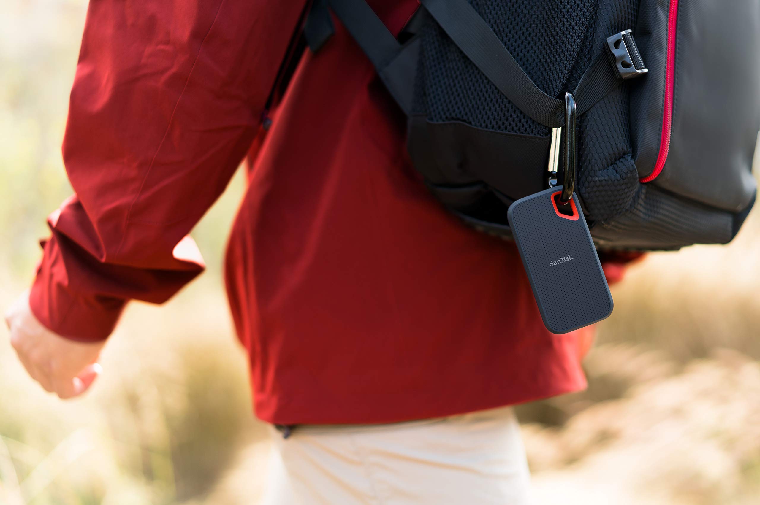SanDisk 2TB Extreme Portable External SSD - Up to 550MB/s - USB-C, USB 3.1 - SDSSDE60-2T00-G25