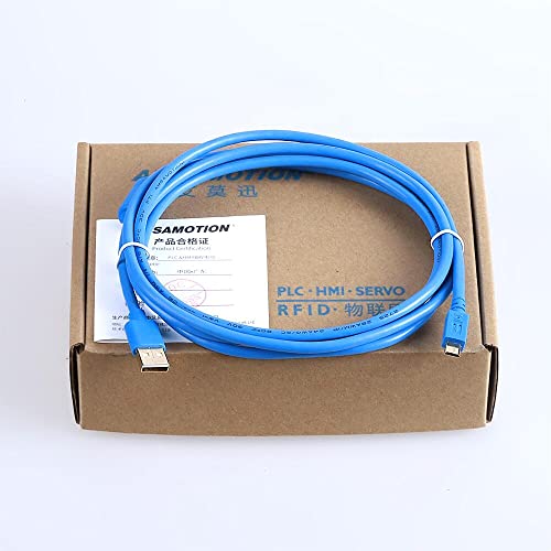 Applicable USB-Micro Man-Machine Touch Screen Download Data Cable (Gold Plated Blue 3 Meters)