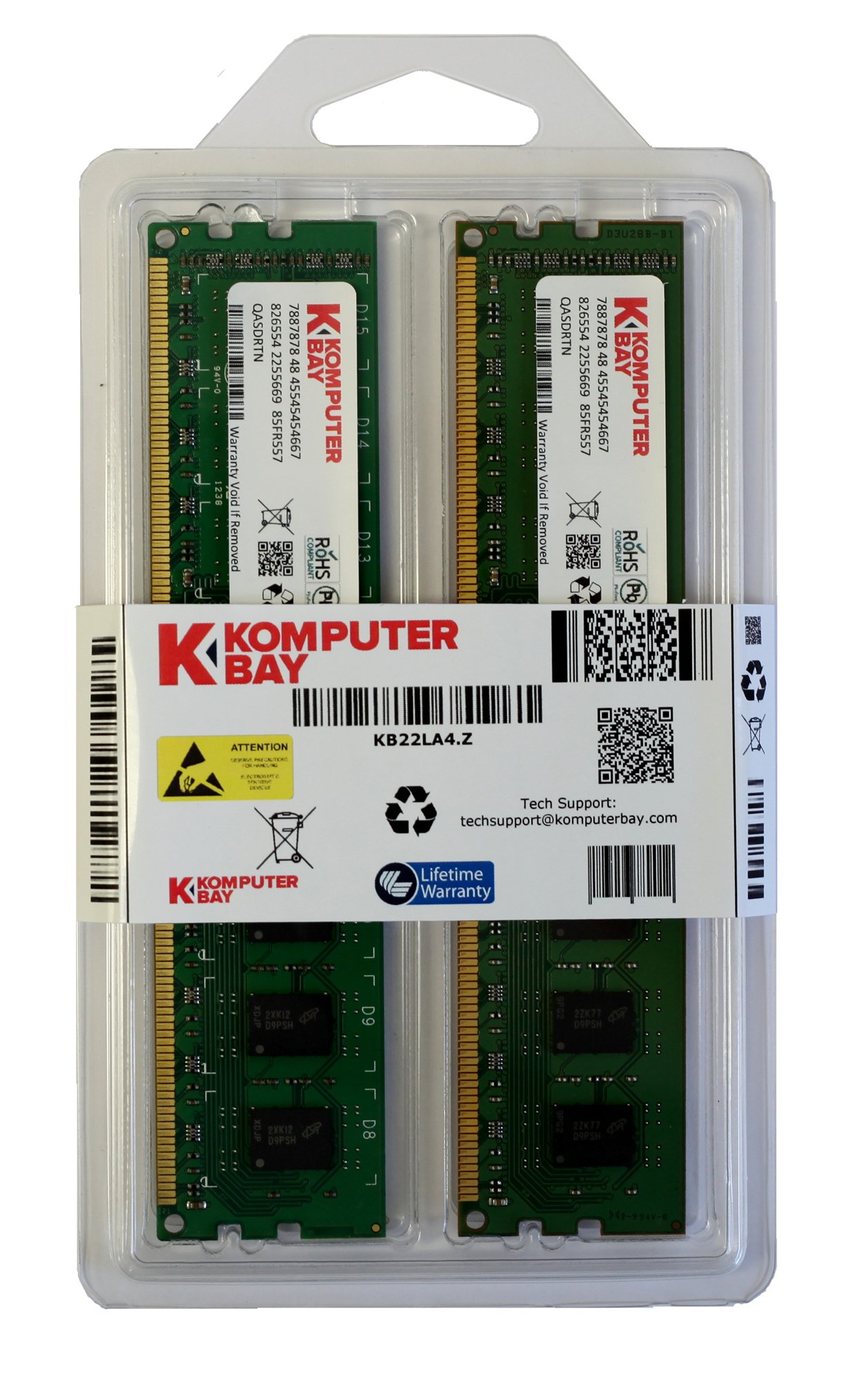 Komputerbay 4GB 2X 2GB DDR2 800MHz PC2-6300 PC2-6400 DDR2 800 (240 PIN) DIMM Desktop Memory