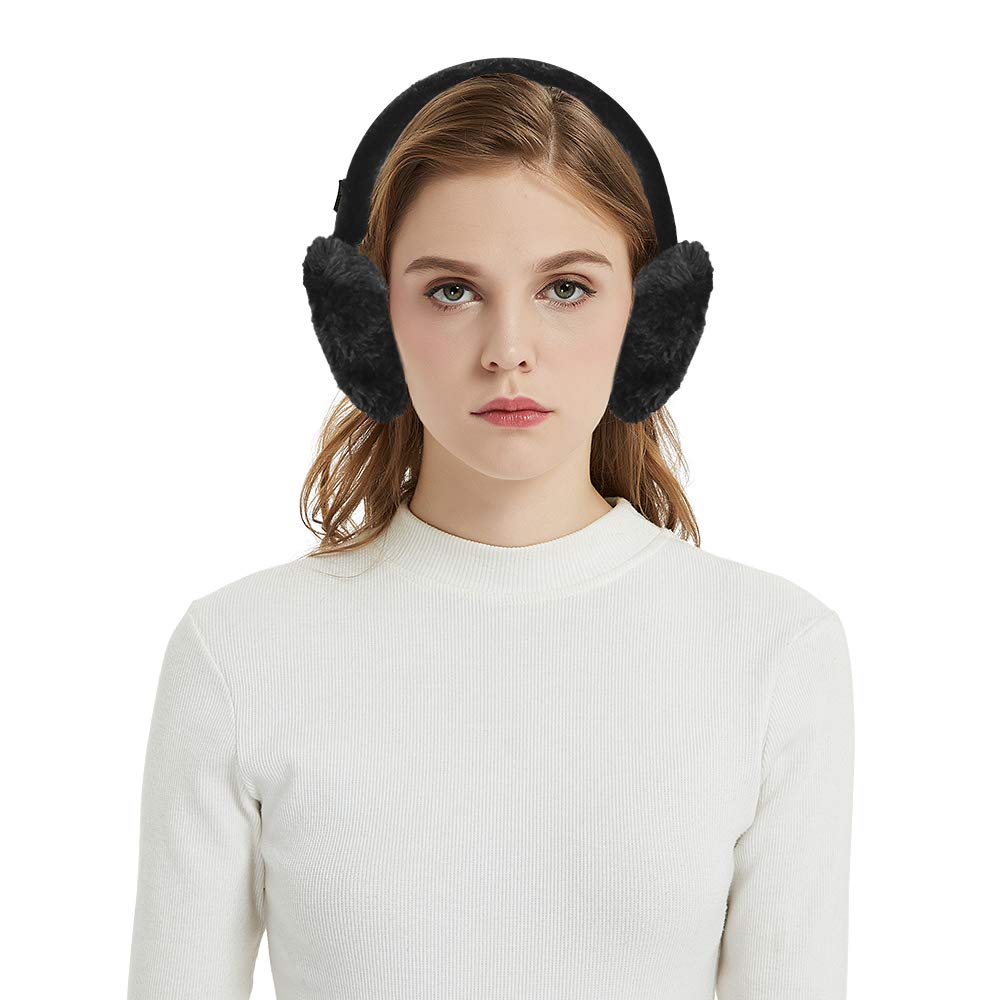 Aurya Unisex Fleece Ear Muffs/Ear Warmers-Winter Outdoor Classic Earmuffs Earwarmers