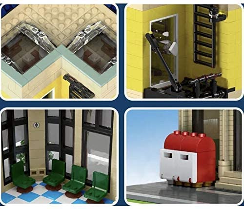 General Jim's Corner Post Office Modular Building Set - 3-Story Design with Post Office, Art School, Pottery Studio, Red Mail Truck & Realistic City Details for Architecture Lovers