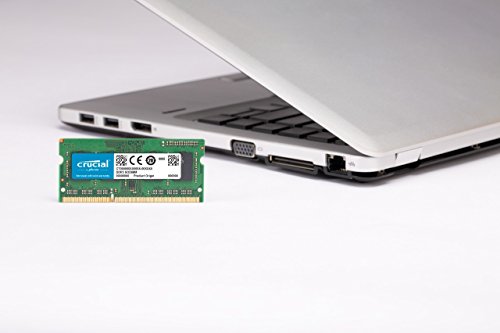 Crucial 8GB KiT (4GBx2) DDR3/DDR3L 1866 MT/s (PC3-14900) Unbuffered SODIMM 204-Pin Memory - CT2K51264BF186DJ