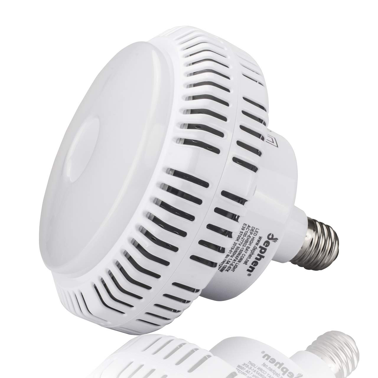 dephen 150W High Bay LED Light Bulb, Mogul E39 Retrofit LED Bulb, 5700K LED Shop Light, 400W-600W Metal Halide/HPS/HID Replacement for Workshop Barn Warehouse Garage Commercial Lighting