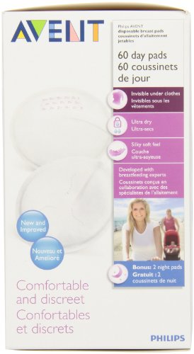 Philips AVENT Day Disposable Breast Pads, 60-Count
