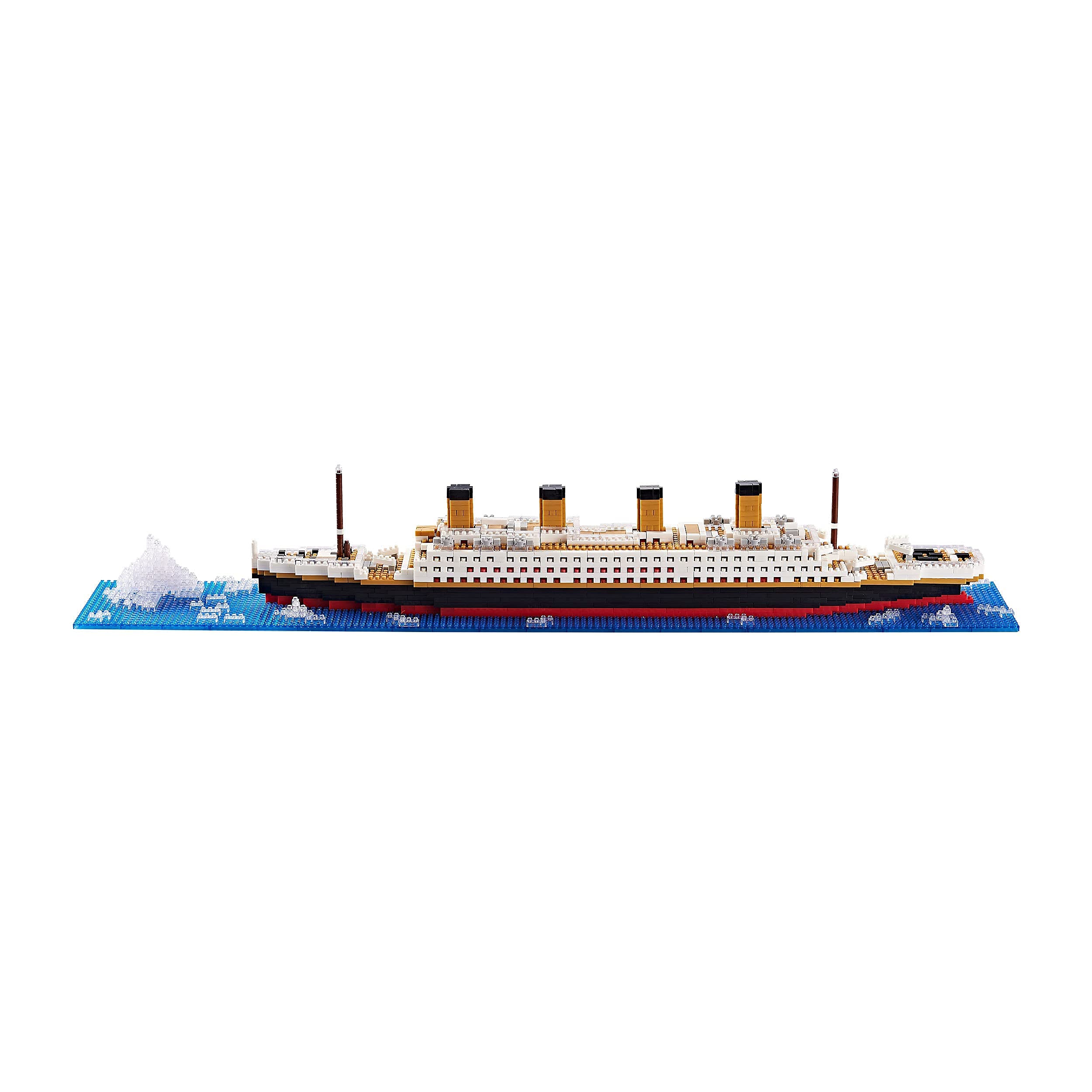 DAFDAG Titanic Large Size Mini Building Blocks Building Kit for DIY Mini Building Blocks and Toy Gifts for Adults or 14+ Kids (1872 Pieces)