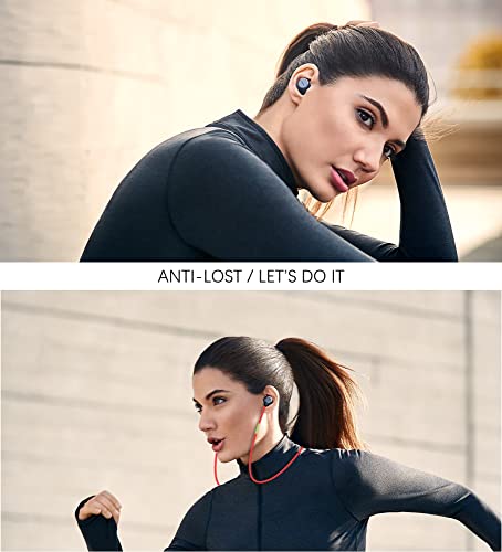 cobcobb Looper Wireless Earbuds Anti-Lost Strap Magnetic Cord for Stemless Wireless Headphone TOZO Bose JBL Beats Skullcandy Samsung(Grey 2Pack)