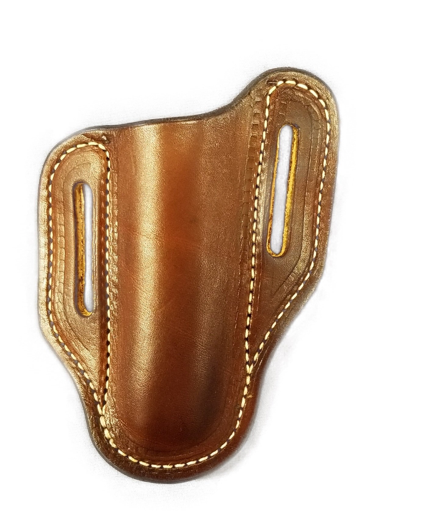 Brown Folding Hunter Leather Knife Sheath