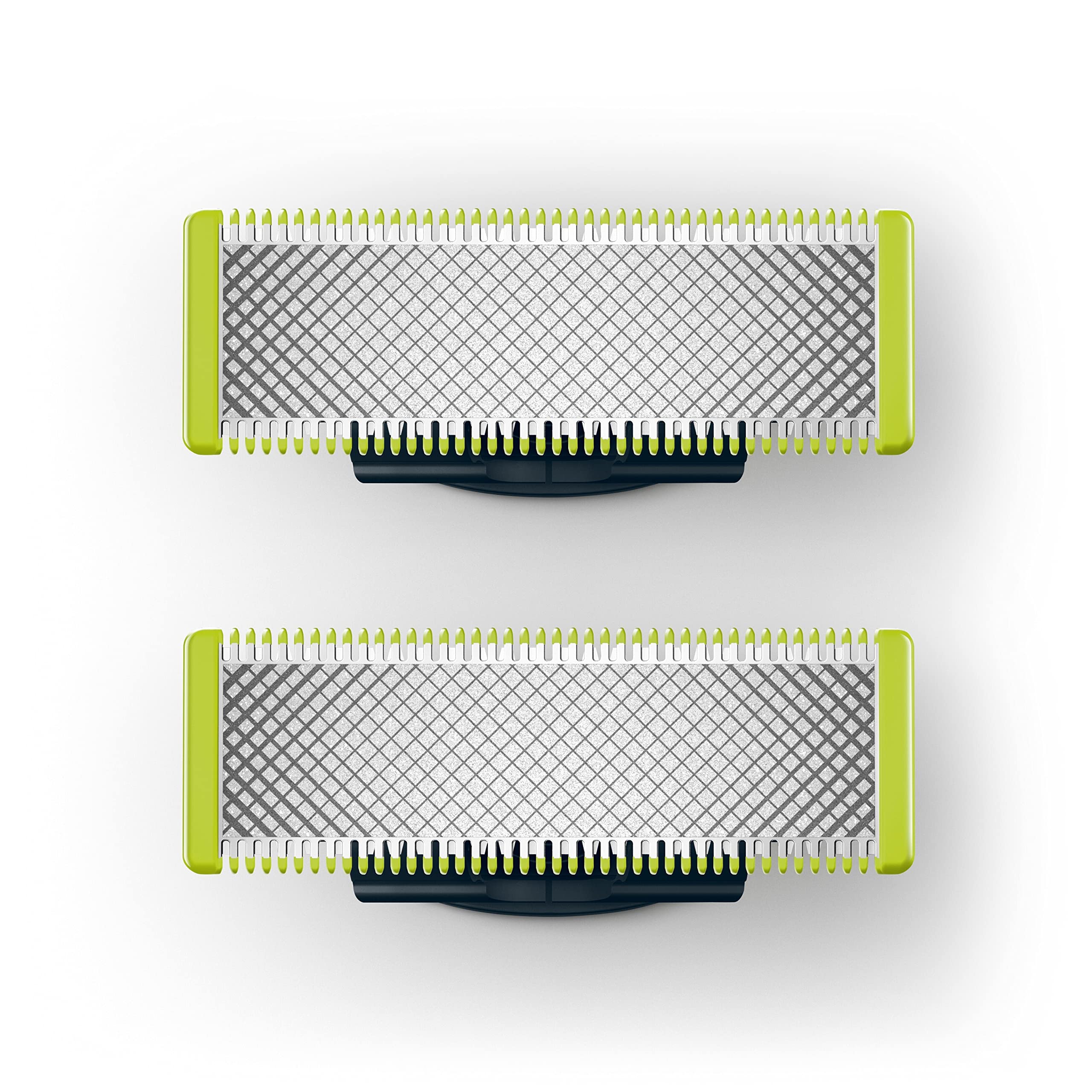 Philips OneBlade 2 Stainless Steel Replacement Blades for Face, Compatible with All OneBlade Beard Trimmers, Body Groomers, Electric Razors (Model QP220/50)