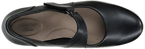 Clarks Women's Emslie Lulin Dress Pump, Black, 10 M US