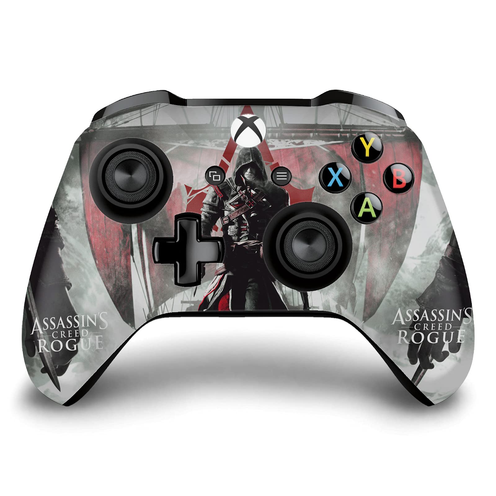 Head Case Designs Officially Licensed Assassin's Creed Game Cover Rogue Key Art Vinyl Sticker Gaming Skin Decal Cover Compatible With Xbox One S/X Controller
