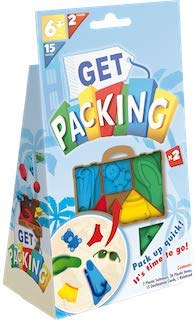 Get Packing 2 Player Puzzle Game - Travel-Sized Brain Teaser for On-The-Go Fun, Quick and Engaging Game for Kids & Adults, Ages 6+, 2 Players, 15 Minute Playtime, Made by Zygomatic