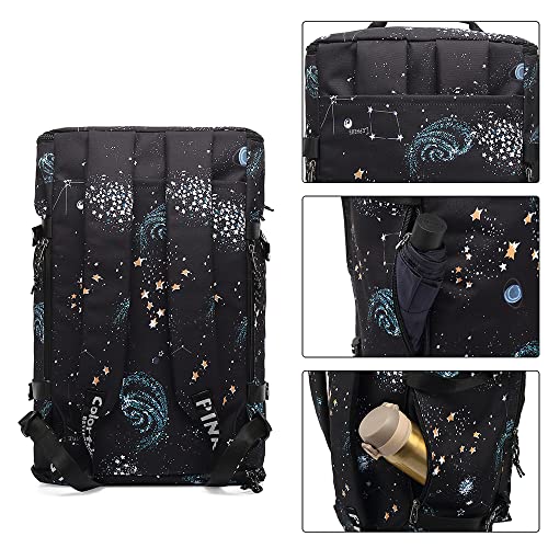 Cool Gym Duffle Bag Backpack 4-Way Waterproof with Shoes Compartment for travel Sport Hiking laptop Lightweight, Kalesi XL