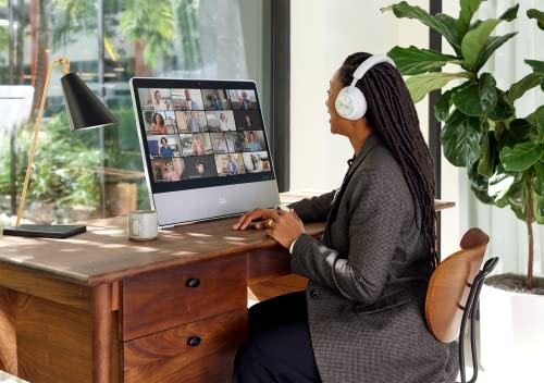 Cisco | Bang & Olufsen Cisco 980, Wireless Dual Over-Ear Bluetooth Headset with Case, USB-A HD Adapter, Active Noise Cancellation, First Light, 1-Year Limited Liability Warranty, HS-WL-980-BUNA-L