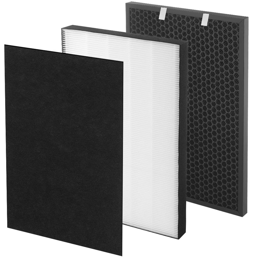 Mchillnet Air 220 Filter Replacement Compatible with Bissell Air320 Air220 2609A Air Cleaner Purifier, 2678 HEPA Filter + Pre-Filter and 2677 Activated Carbon Filter Included, 1 Set