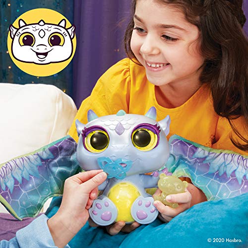 FurReal Moodwings Snow Dragon Interactive Pet Toy, 50+ Sounds & Reactions, Ages 4 and Up (Amazon Exclusive)