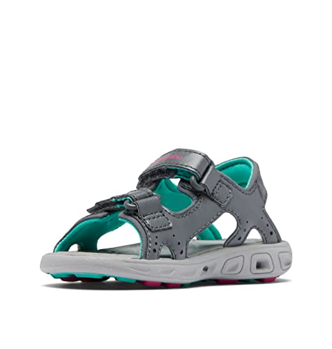 Columbia Youth Unisex Techsun Vent, Graphite/Haute Pink, 4