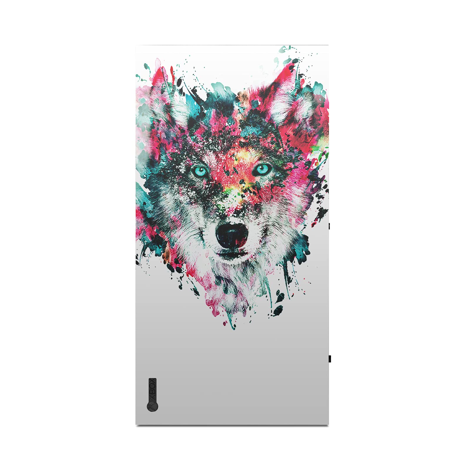 Head Case Designs Officially Licensed Riza Peker Wolf Art Mix Vinyl Sticker Gaming Skin Decal Cover Compatible With Xbox Series X Console