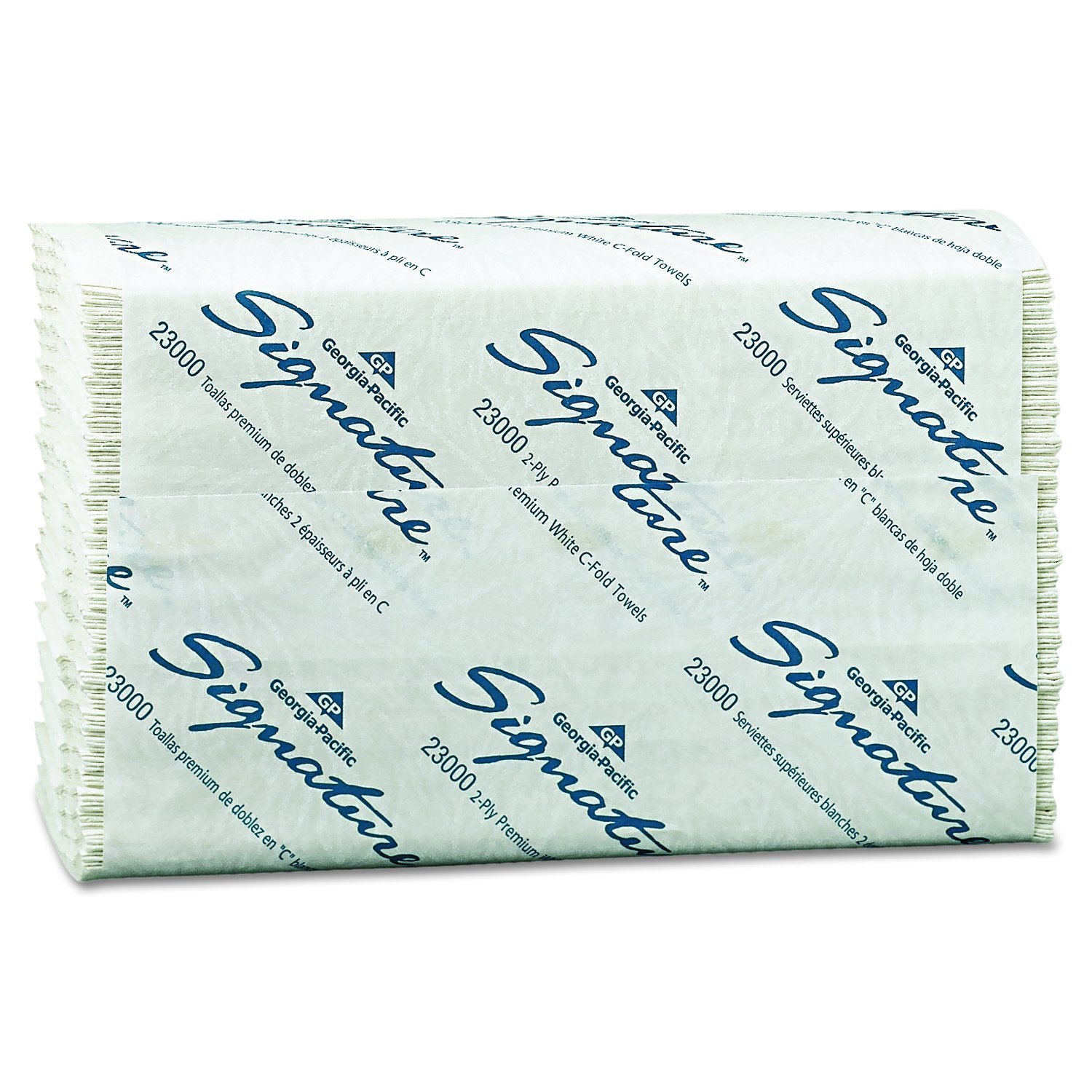 Georgia Pacific Pacific Blue Select (previously branded Signature) Paper Towel, C-Fold, 120 Count Pack, GP PRO 23000 - Case of 12
