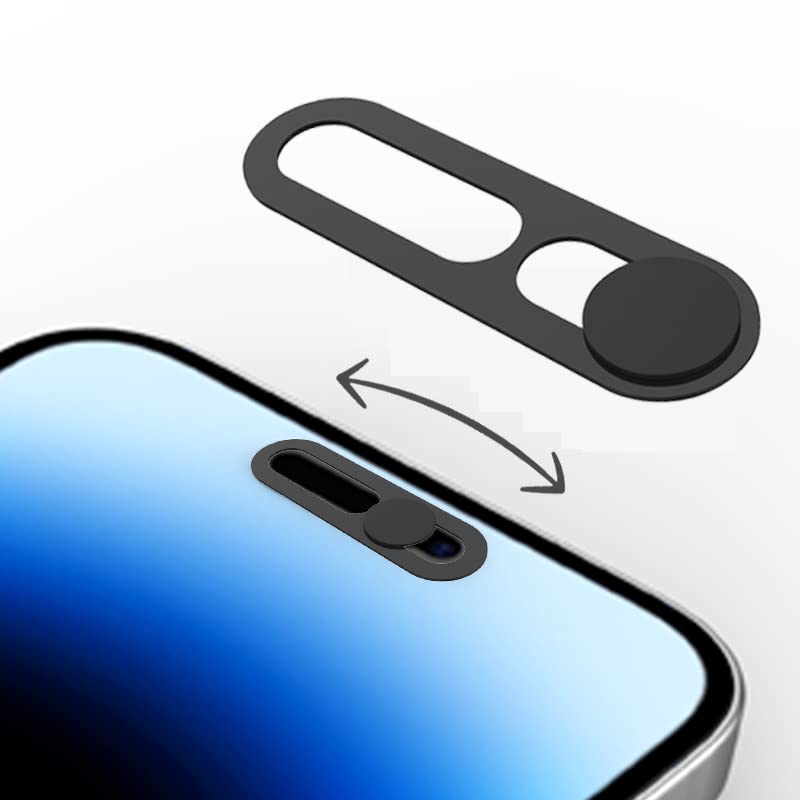 Camera Cover Protector, Camera Lens Cover Compatible with iPhone 14Pro/14Pro Max,Camera Lens Protector Protect Privacy and Security(2PCS,Black)