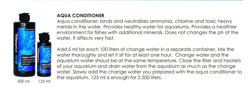 Crystalpro-Aqua Clear Aquarium Water Clarifier 4.22 Oz Bundle with Aqua Conditioner Aquarium Water Conditioner to Treat Tap Water 4.22 Oz for Freshwater Aquariums and Fish Ponds