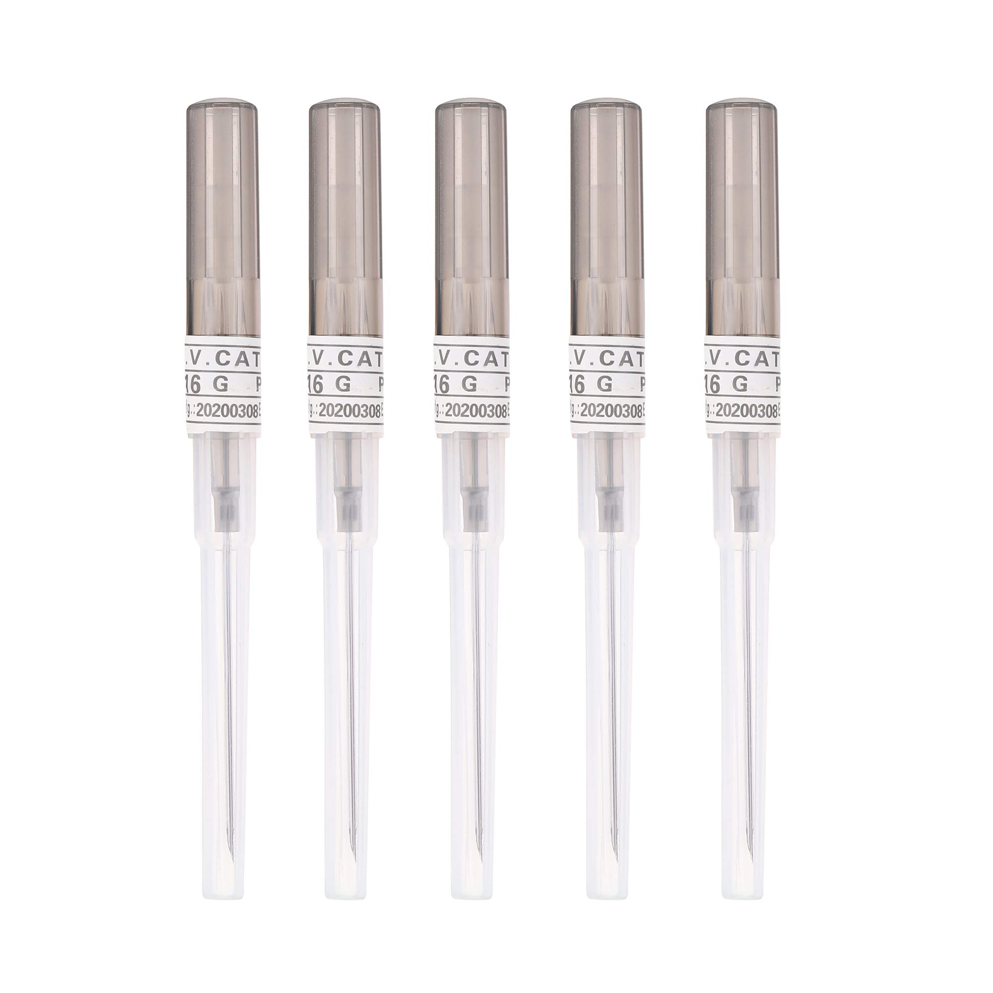 Piercing Needles,New Star Tattoo Box Of 50PCS 16G Gauge Steel Catheter Piercing Needles Supply
