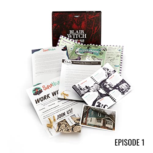 Hunt A Killer: Blair Witch Season 2, Complete Box Set of 6 Episodes, Murder Mystery Game, Unsolved Case, Decode Ciphers, Solve Cryptic Puzzles - Best Played if Season 1 Completed