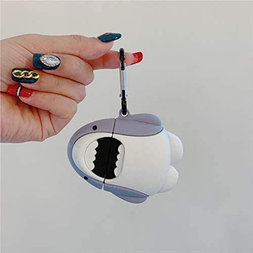 Compatible for Airpods 1/2 Case Cover, 3D Cute Cartoon Funny Fun, Silicone Air pods Stylish Chic Character Skin Keychain Kits,Funny Boys Girls Kids Teens Women Cases for Airpods 1&2