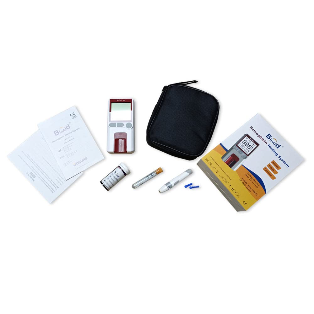 Bioaid Hemoglobin Test Meter kit with 10pcs strips