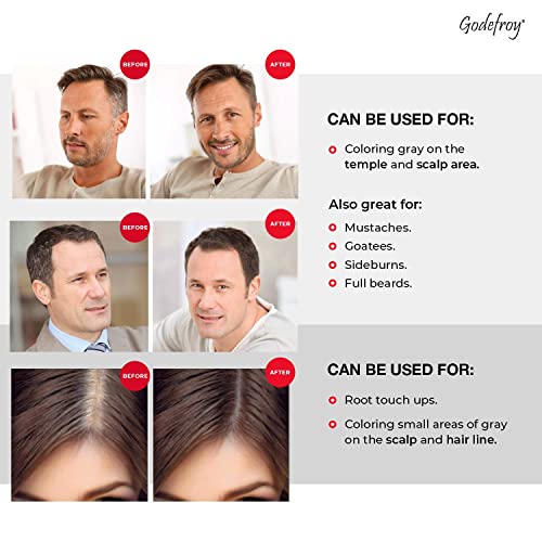 Godefroy Hair Color Tint Kit, Natural Black, 20 Applications
