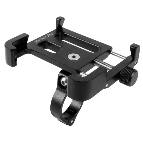 Cycleafer Bike Phone Holder & Motorcycle Phone Mount for Hands-Free Navigation with iPhone 14 Plus/Pro Max, 13 Pro Max, S9, S10 & Other 4.7"-6.8" Smartphones, Scooter Phone Clip