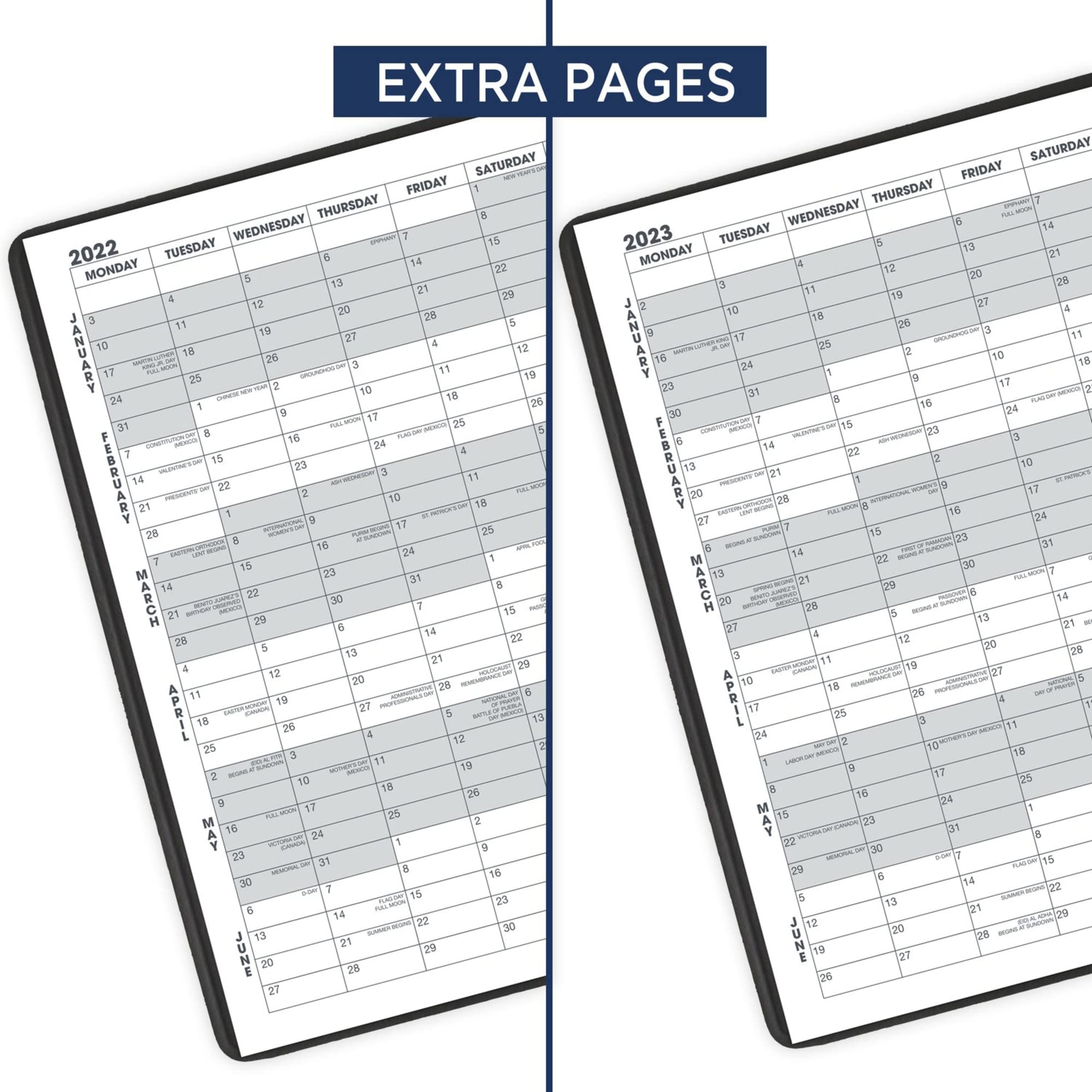 AT-A-GLANCE 2022 Monthly Planner by AT-A-GLANCE, 7" x 10", Medium, Designer Cover, Black (7043205)