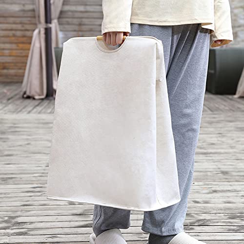 CYlovinho Laundry Baskets, Freestanding Laundry Hamper with Long Reinforced Handles, Large Waterproof Clothes Hamper Organizer, Collapsible Lightweight Hampers for Laundry, Clothes,Toys,Grey